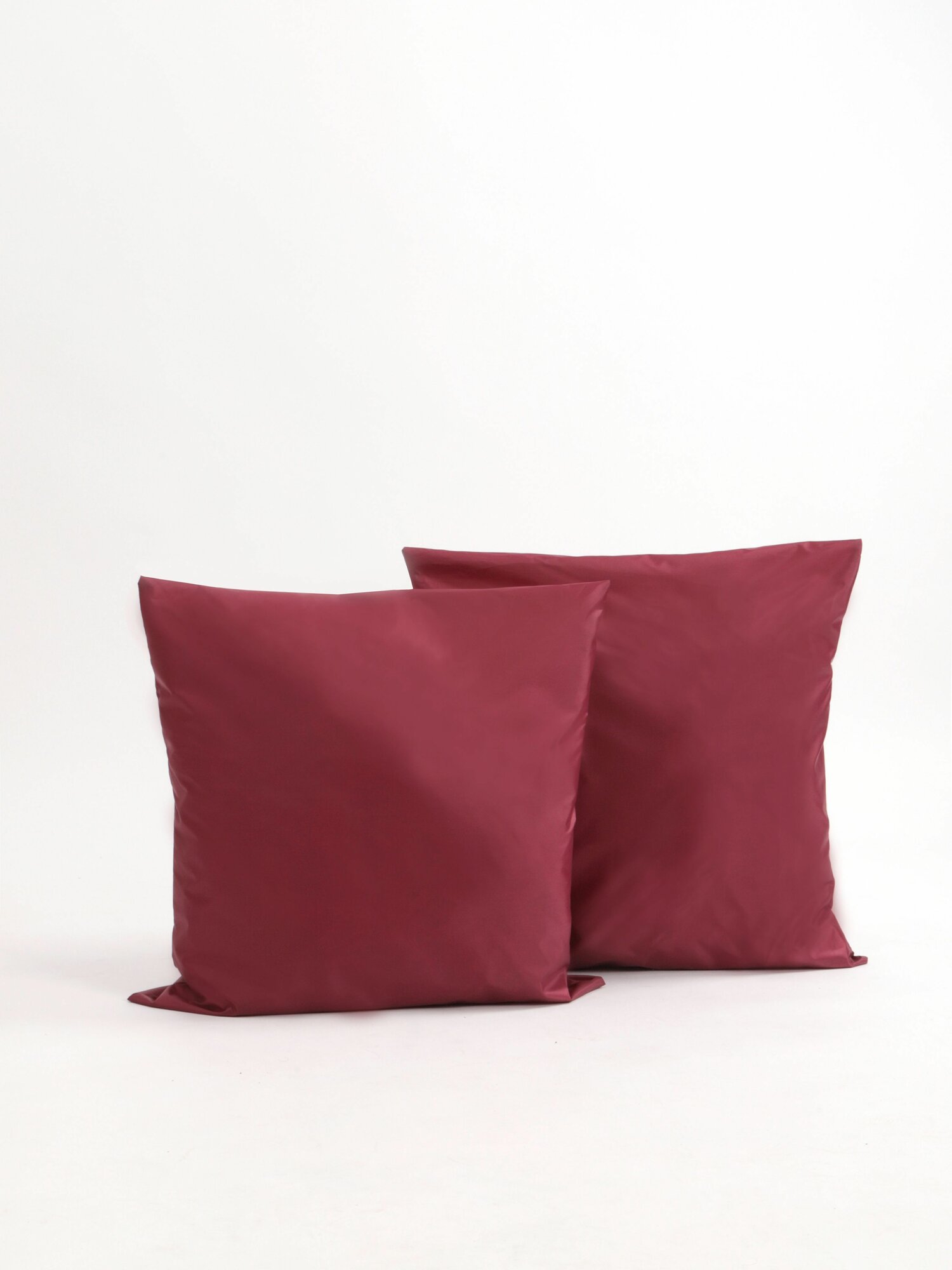 Подушки декоративные для садовой мебели 2 шт. 50*50 бордовый