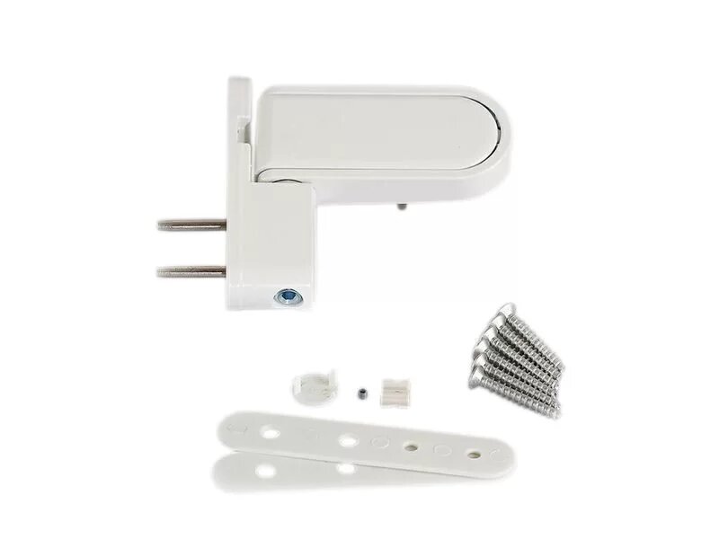 Петля дверная Elementis 16,5-19/108-48, накладная, белый RAL9016