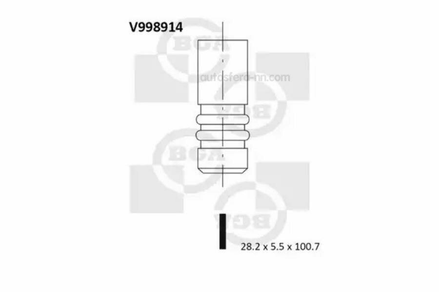 BGA V998914 Клапан впускной