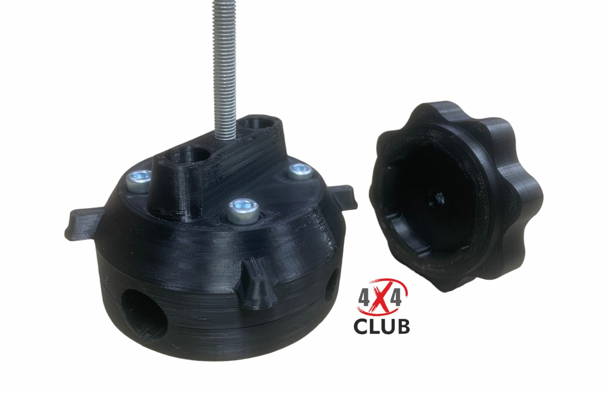 Крепление "4Х4 CLUB" на трубу 16, 25 мм для канистр Экстрим, Art Rider. Материал пластик.