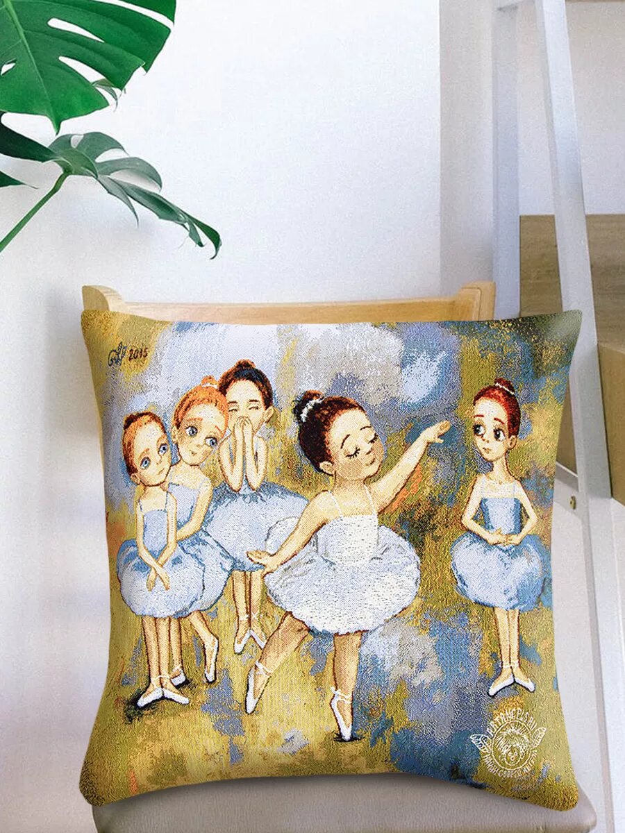 Гобеленовая наволочка 45х45 см. автор Нино Чакветадзе