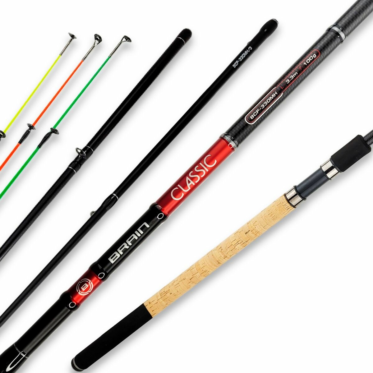 Фидер для рыбалки Brain CLASSIC Feeder BCF-300XH 3.00м до 150гр