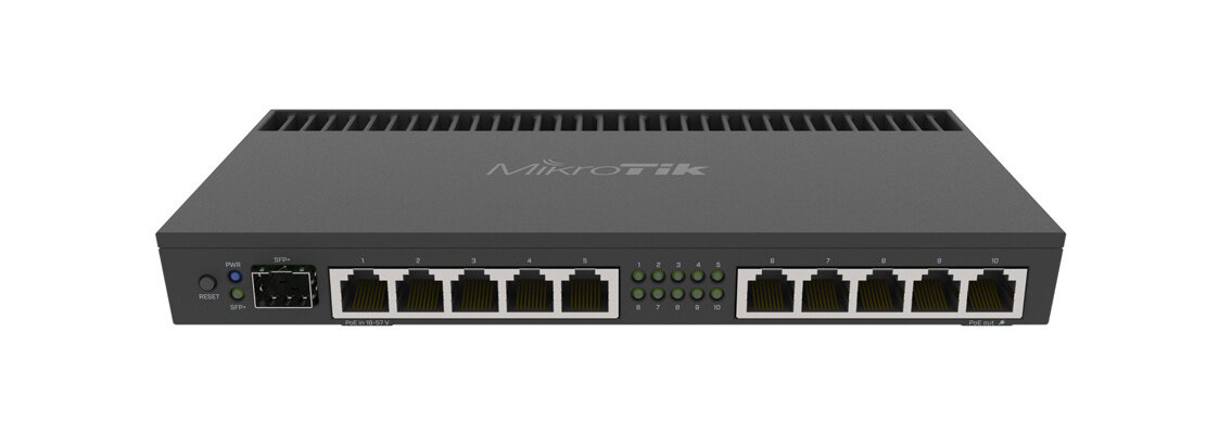 Роутер MikroTik RB4011iGS+RM черный