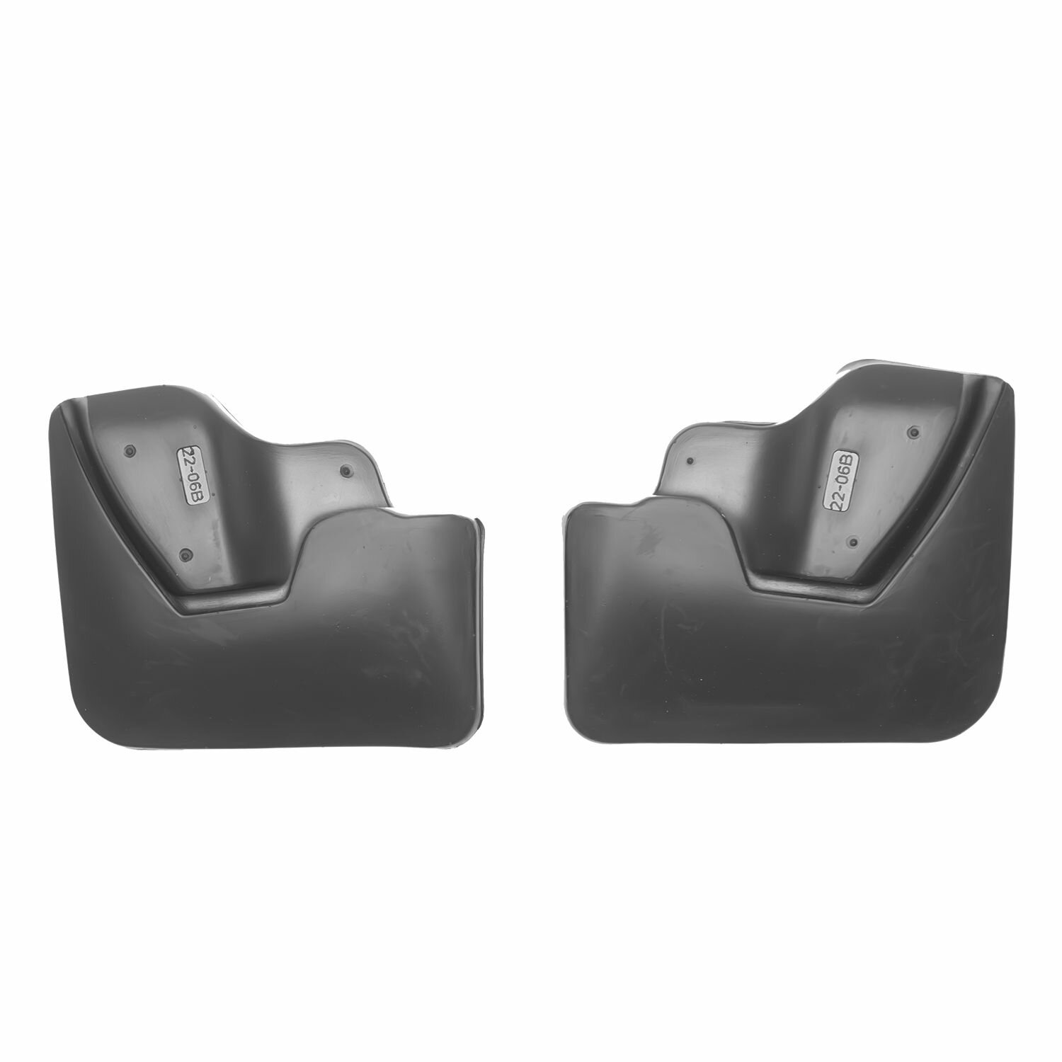 Брызговики Norplast для Ford EcoSport, задние, Черные, 2014-2018 арт. NPL-Br-22-06B