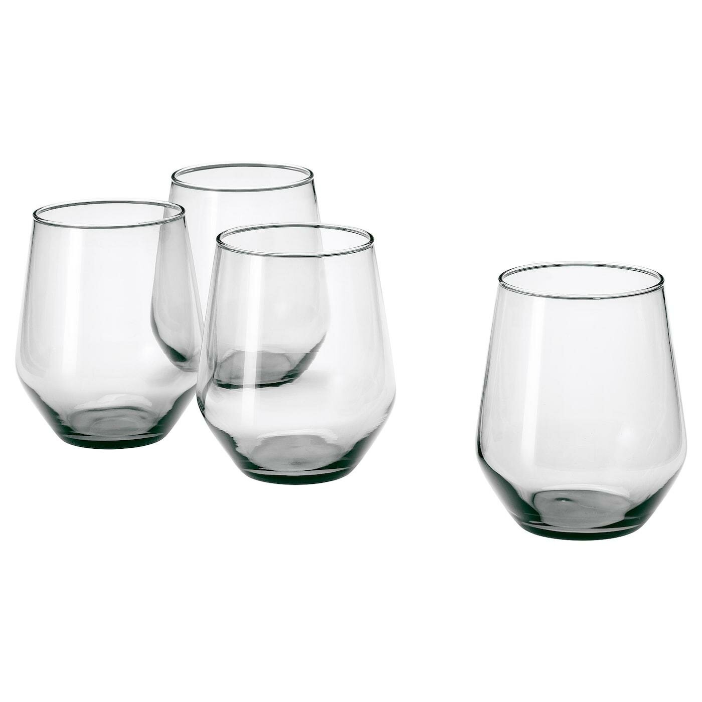 IVRIG IKEA 004.452.28 Стаканы 4 шт. 450 мл. стекло серый