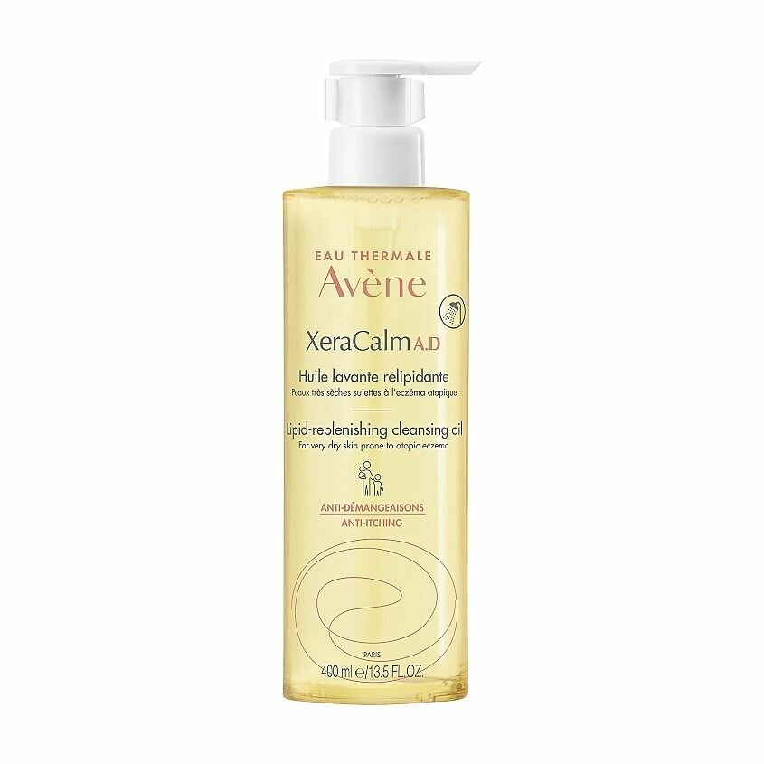 EAU THERMALE AVENE Очищающее масло для лица и тела Xeracalm A.D. Lipid-Replenishing Cleansing Oil (400 мл)