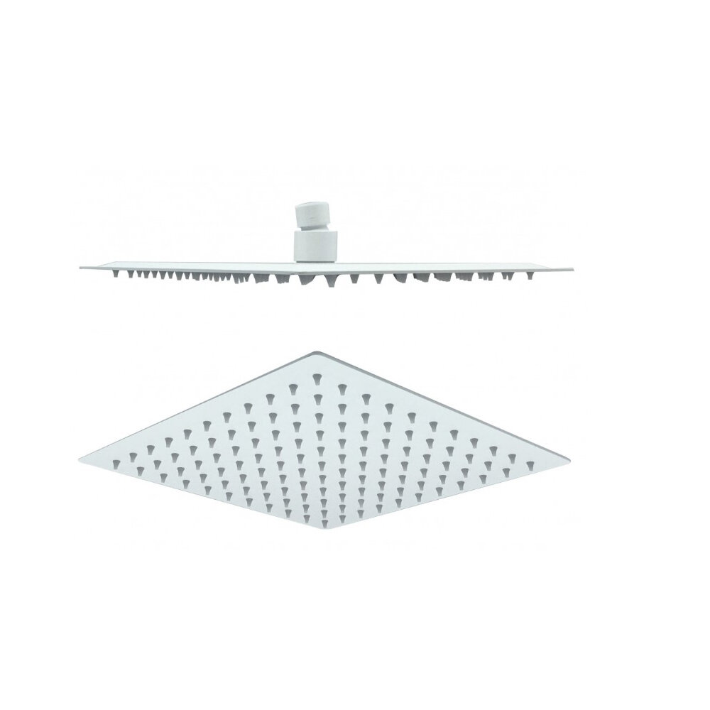 Лейка тропическая для душа Vieir (Виеир) 20х20 квадрат VR2102-20F белый