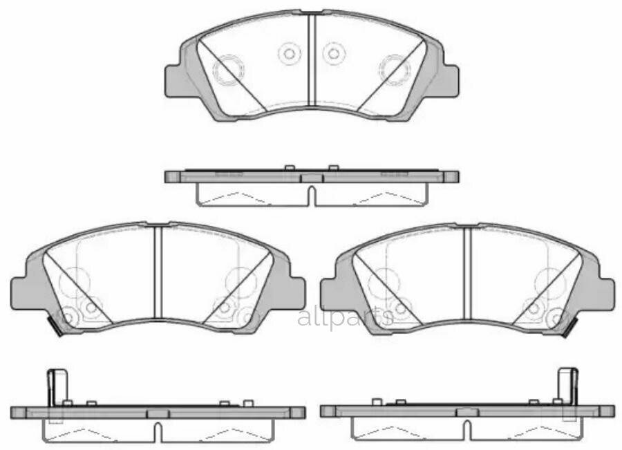 ROAD HOUSE 2158302 Колодки торм. диск. Hyundai i10 (13-)