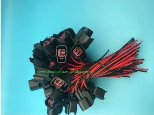 EV6 топливный инжектор зажимы 2 контактный разъем LS2 LS3 LS7 DJ7022H-2.2-21 жгут проводов 100