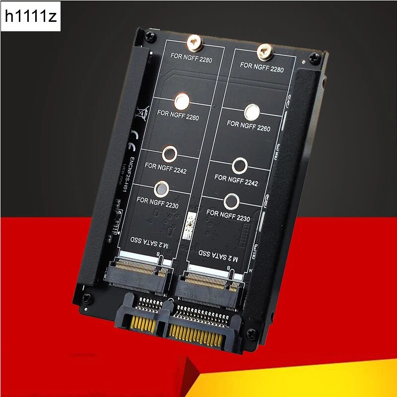 Металлический переходник h1111z SATA SSD 2230/2242/2260/2280 на 2,5" 2 м