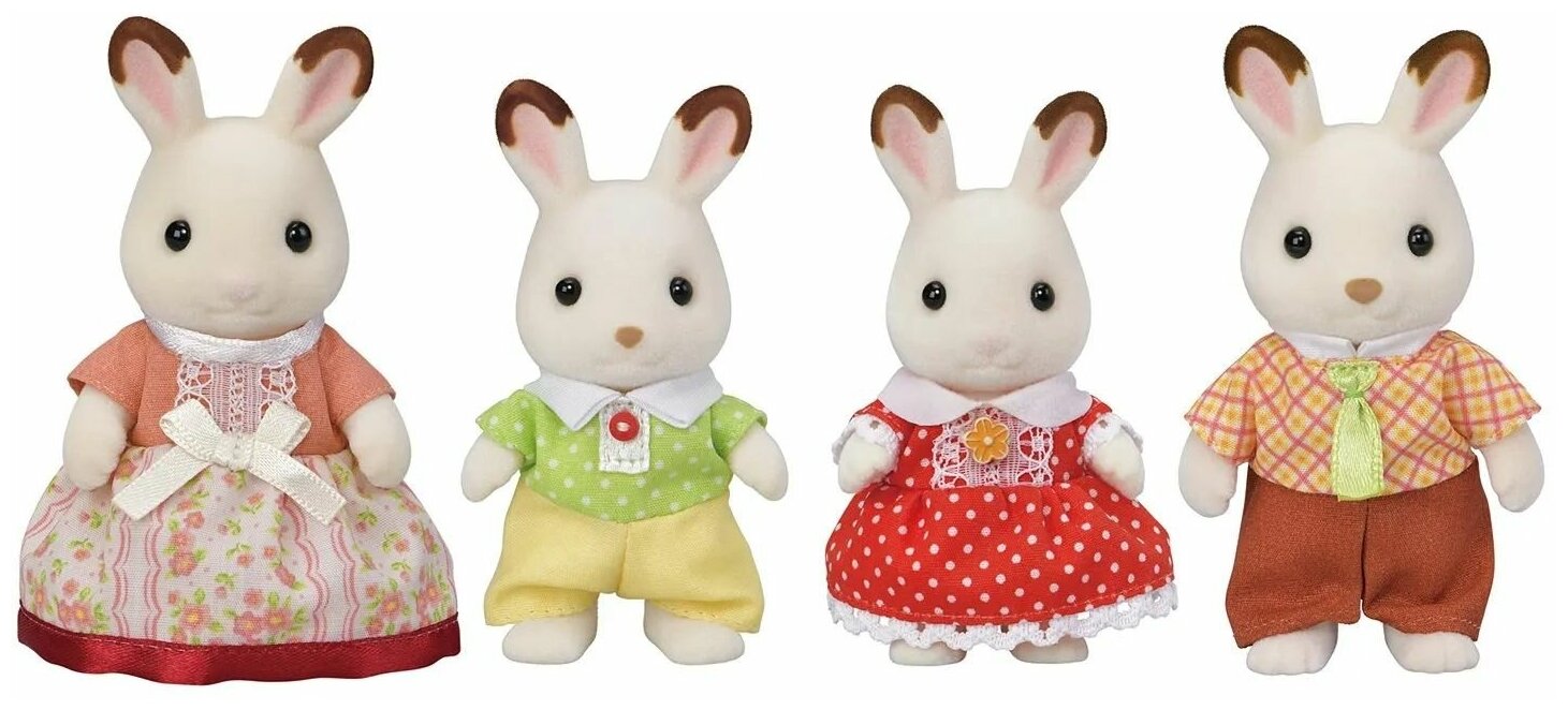 Sylvanian Families Игровой набор "Семья Шоколадных Кроликов new", арт. 5655