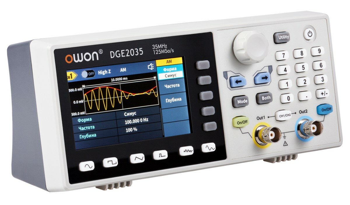 DGE2035, Генератор сигналов цифровой, OWON