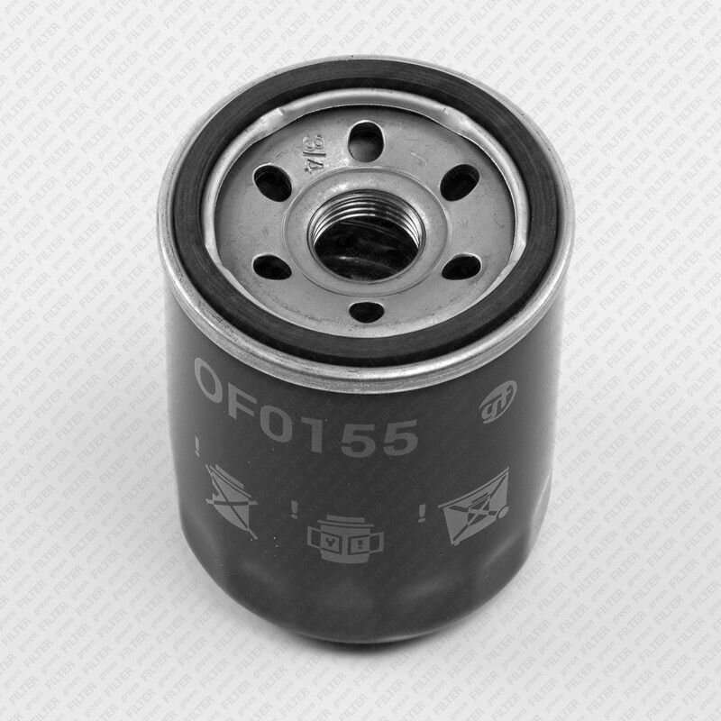 Фильтр масляный GREEN FILTER OF0155 для SUBARU, SUZUKI, TOYOTA / Субару, Сузуки, Тойота