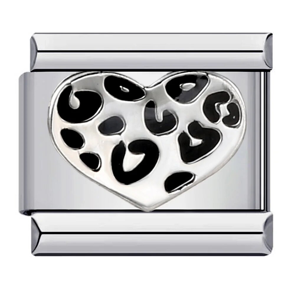 Итальянский шарм MINISO для браслета из нержавеющей стали Серебряный, ICJ638