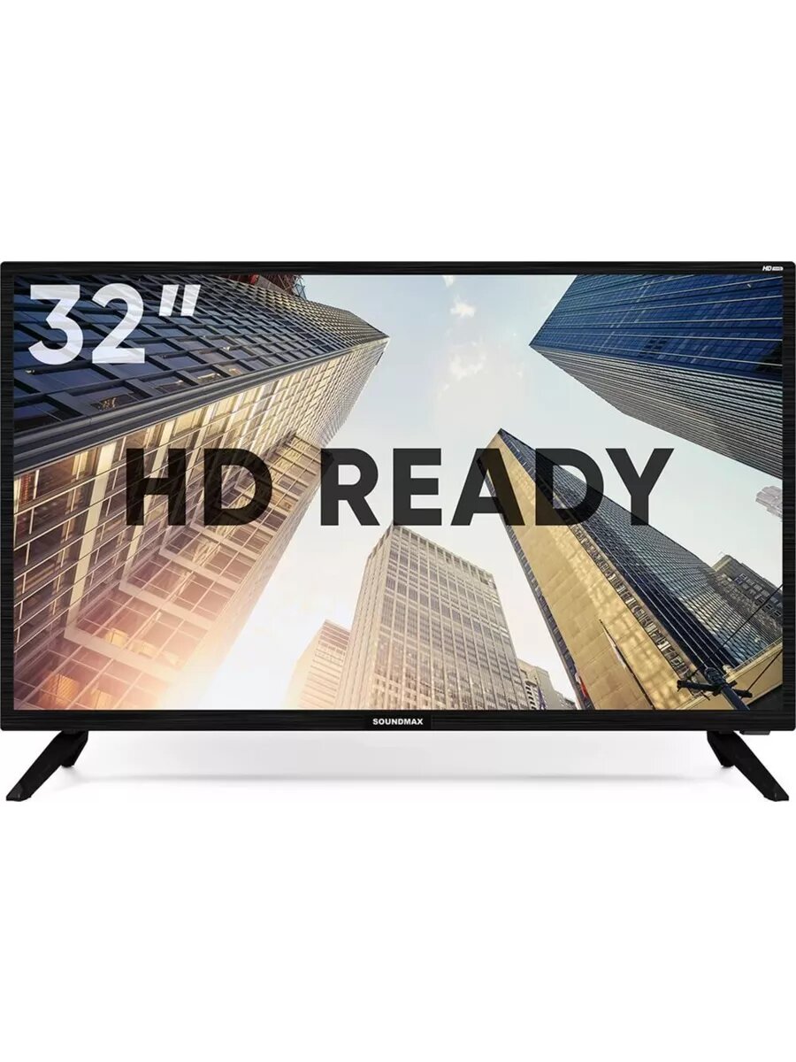 Телевизор Soundmax LED 31.5" SM-LED32M09 HD, DVB-T2, 2 HDMI
