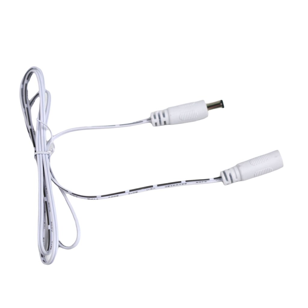 Аксессуары для питания, DC кабель 5521 разъем мужской и женский, удлинитель - 1 метр, 1 шт.