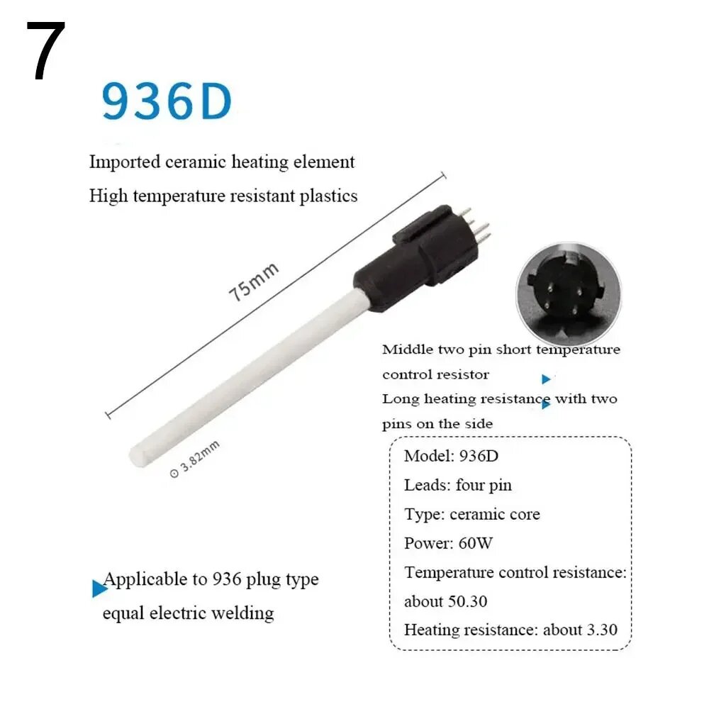 Керамический нагревательный элемент для паяльника AT-936 7