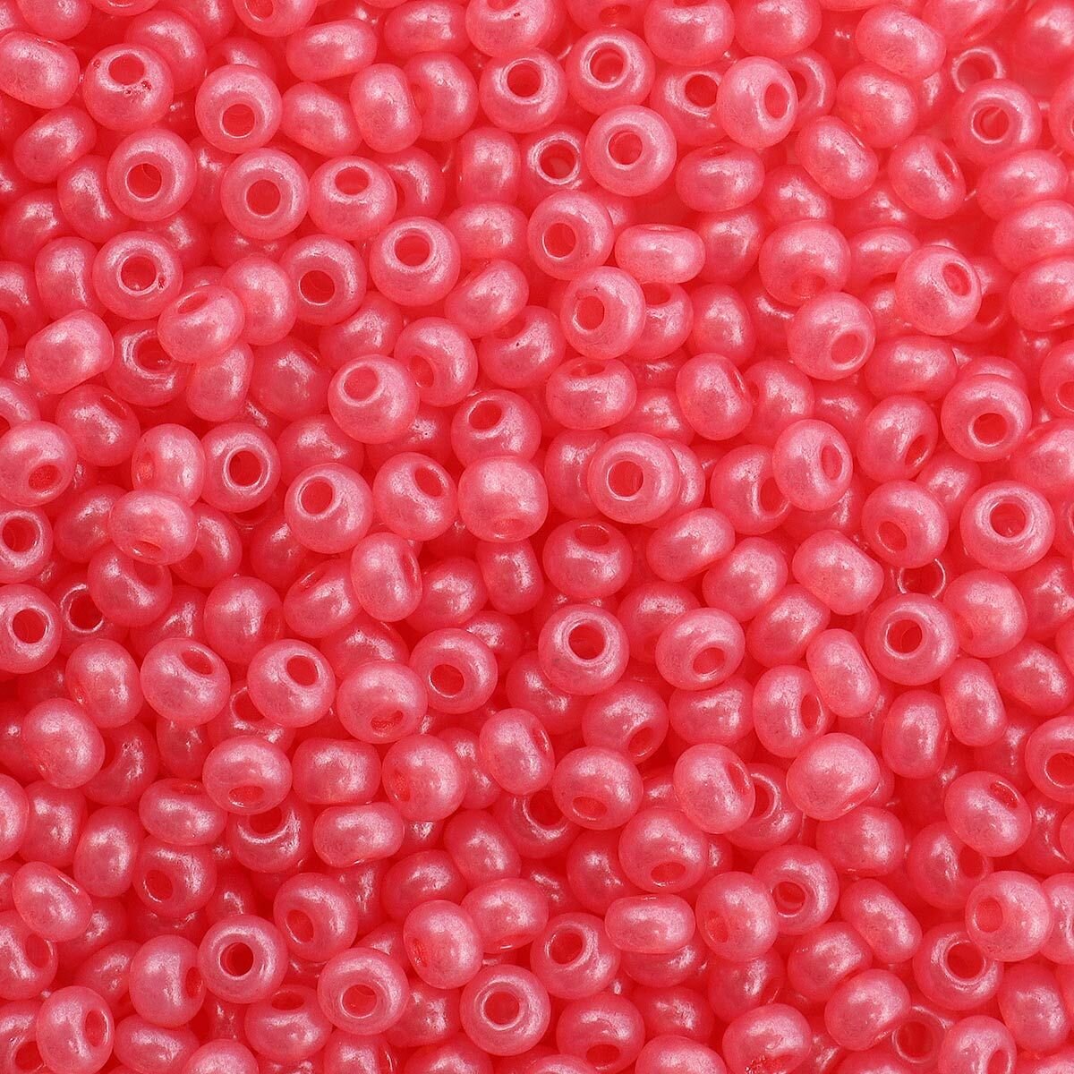 Бисер Preciosa алебастр с цветным покрытием 10/0 (2,3 мм), 20 г, цвет № 17998, 5 упак