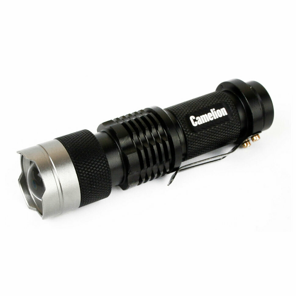 Фонарь CAMELION XP-E, яркий, ZOOM, 3 режима, питание 1хAA, LED5135, 238279