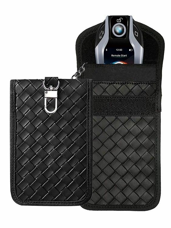 Чехол глушилка экранирующий для автомобильных ключей, ключница фарадея