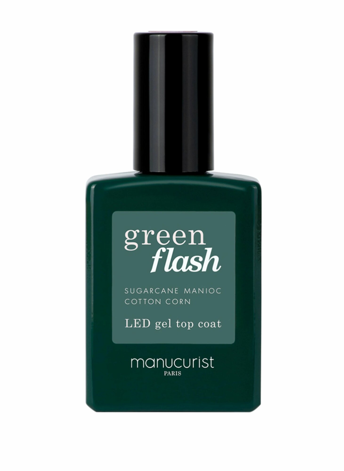 Manucurist Верхнее покрытие для ногтей GREEN FLASH - LED TOP COAT 15 мл