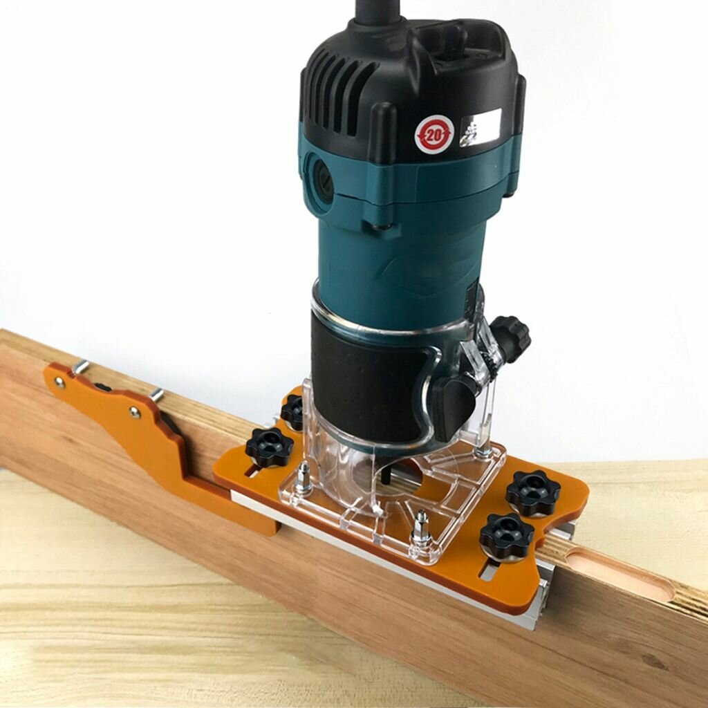 Фрезер по дереву с направляющей и креплением для 65 мм