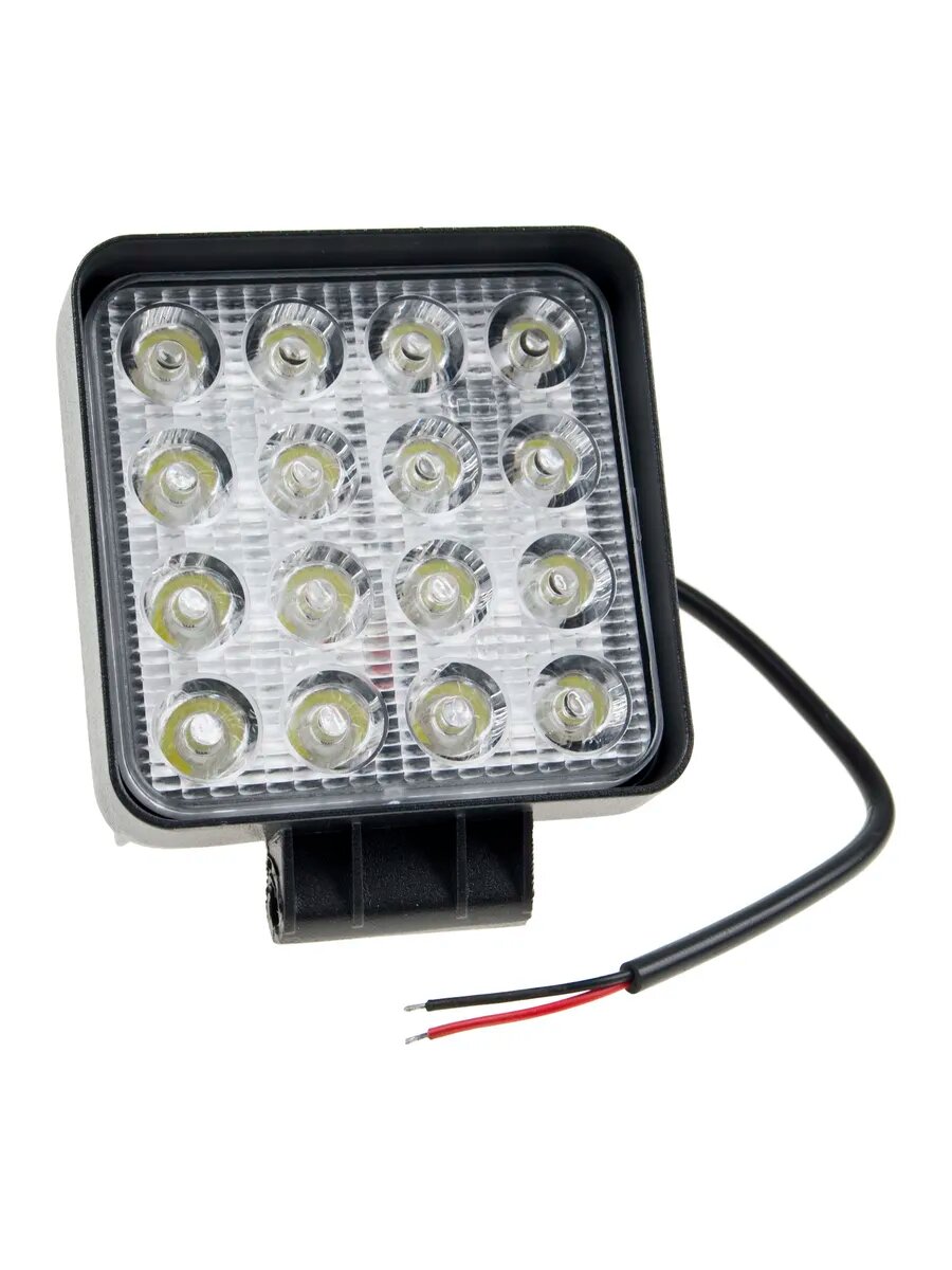Фара рабочего света 29-48W FLOD 16LED 100х100мм 10-30V