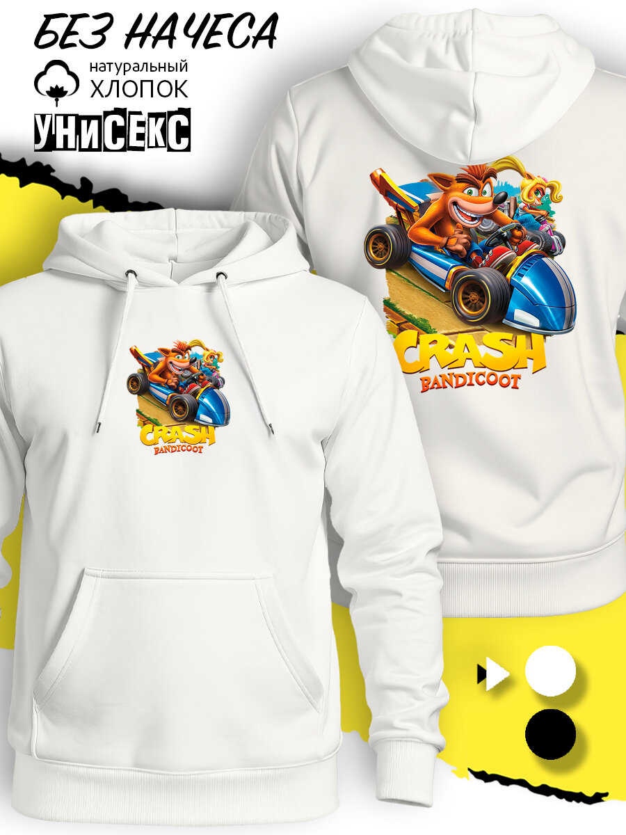 Худи Толстовка свитшот Crash bandicoot