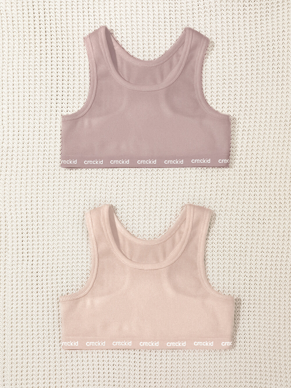 Майка К 1196-2уп/персиковый румянец,кофейный, комплект из 2 шт.