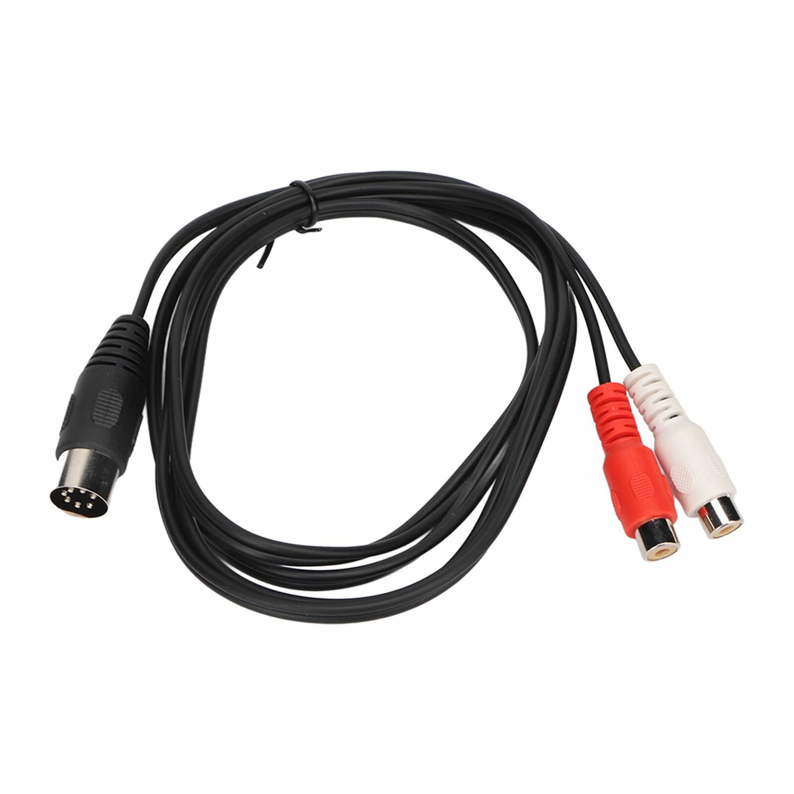 DIN 7PIN male-female 2RCA аудиокабель 1,5 м