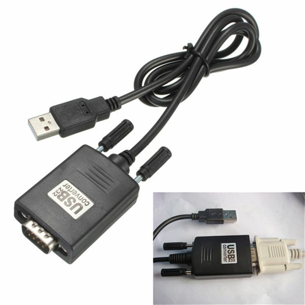 Разъем Usb 2.0 К Последовательному Кабелю-Адаптеру Rs232 Db9 9 Pin Pc
