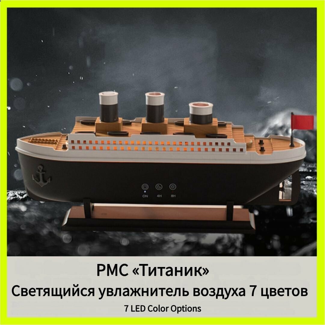 Увлажнитель воздуха Увлажнитель воздуха Black Titanic C04G, черный