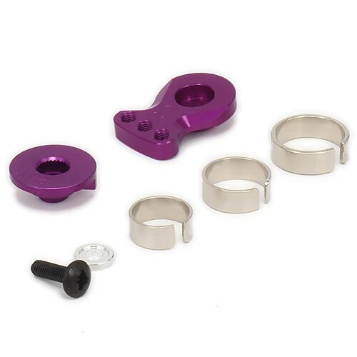 RCAWD Буферный сервопривод 24T 24,4 мм для RC автомобилей Фиолетовый, фиолетовый