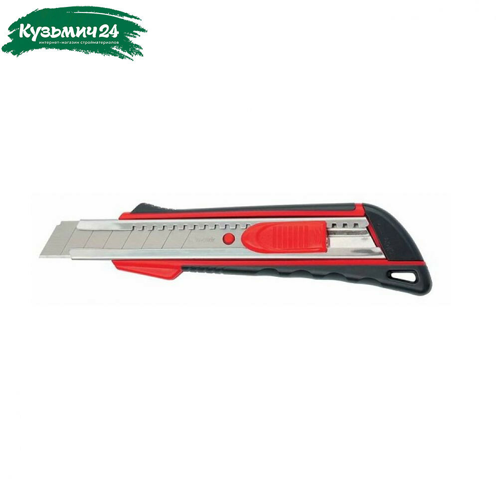 Нож Matrix 18 мм металлическая направляющая двухкомпонентная рукоятка , 1 шт