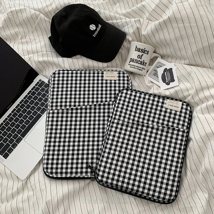 Чехол для планшета 9-11 дюймов Xiaomi 13-14inch, 1PC Black plaid