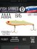 Воблер "Ама" Fish Games , виб для ловли хищной рыбы, длина 100мм, вес 41г