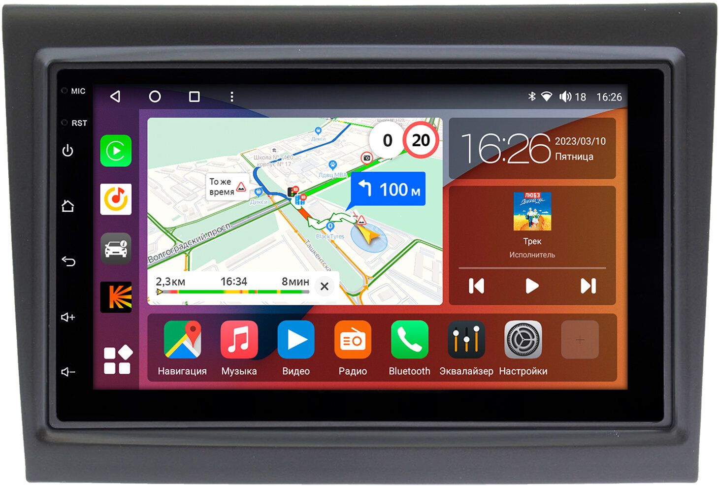 Штатная магнитола Porsche Cayman (987), 911 (997), Boxster (987) 2004-2012 Canbox EVO 5820-RP-0585-496 Android 14 (4G-SIM, 4/64, DSP, QLed, AI, 360)
