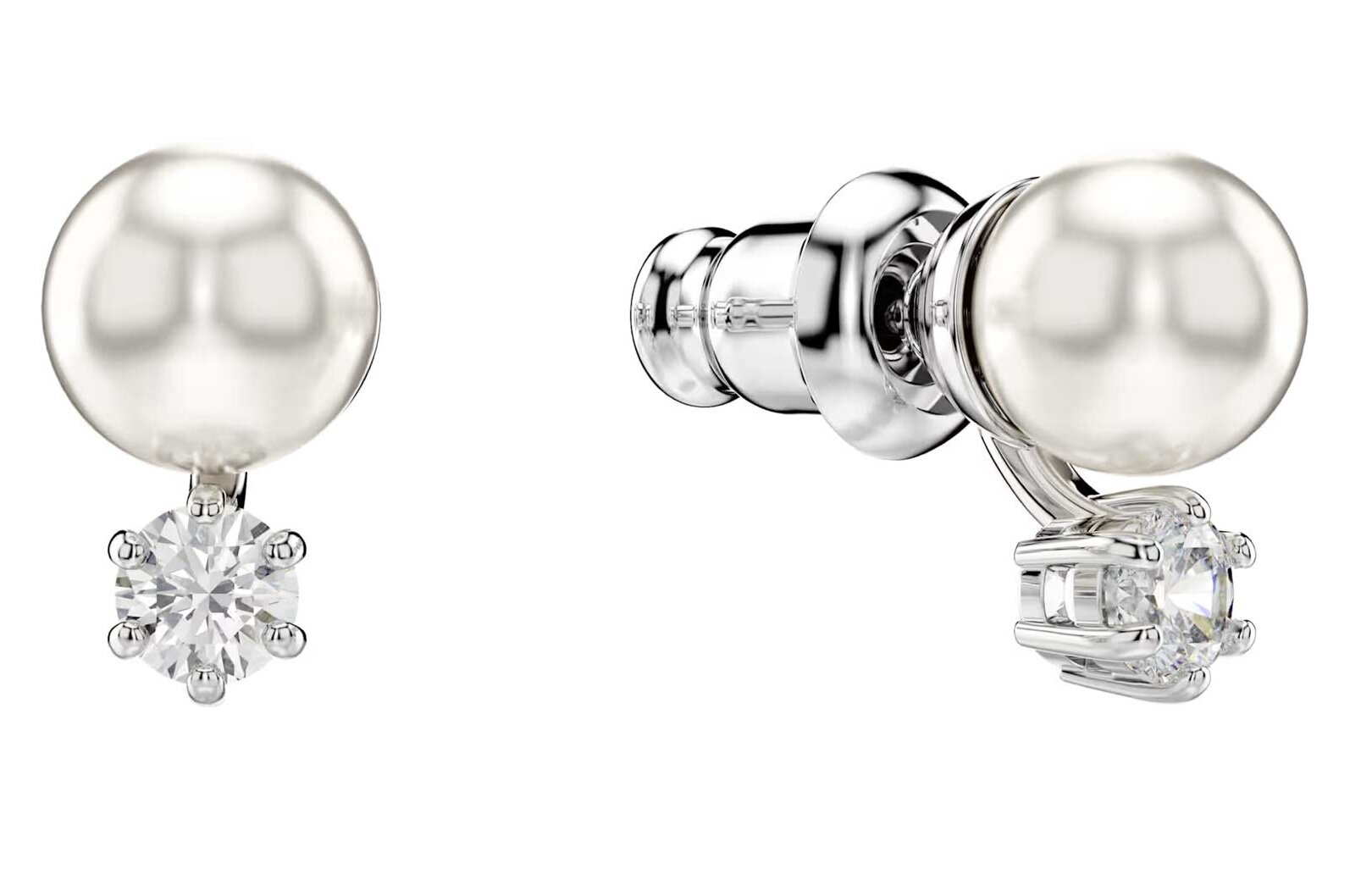 Серьги одиночные, кристаллы Swarovski