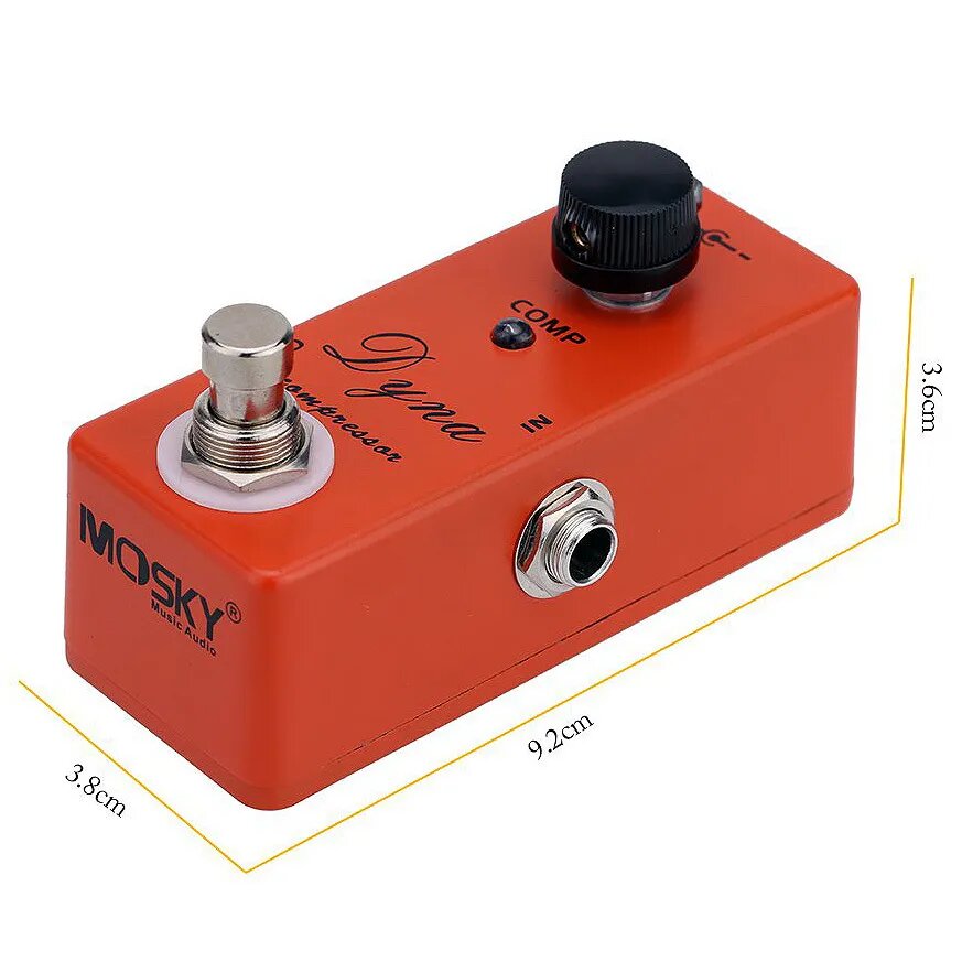 Dyna Compressor Педаль Эффектов Для Электрогитары Dyna Comp Orange Guitar Pedal — фото 1