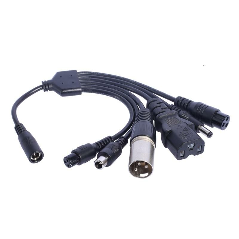 Адаптер для зарядки оборудования 5.5x2.1mm 5521 Female 8016 Male и 5.5x2.5mm для надежного соединения