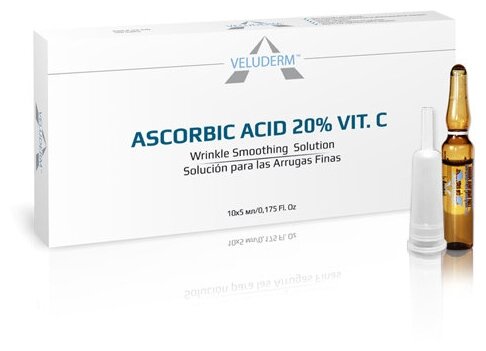 Veluderm Аскорбиновая кислота 20% 2мл (10 ампул)