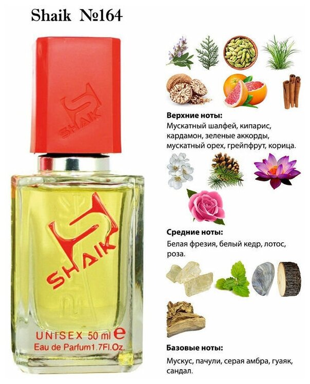 SHAIK MW164 Молекул эссецнтрик 01. 50 мл