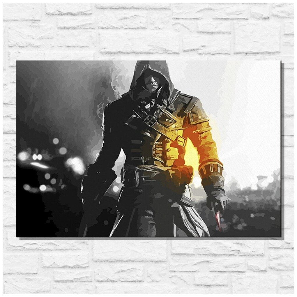 Картина по номерам на холсте игра Assassins Creed Изгой - 11562 Г 60x40