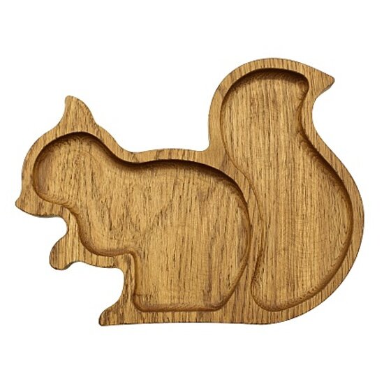 Менажница Uneca "Белка" дубовая