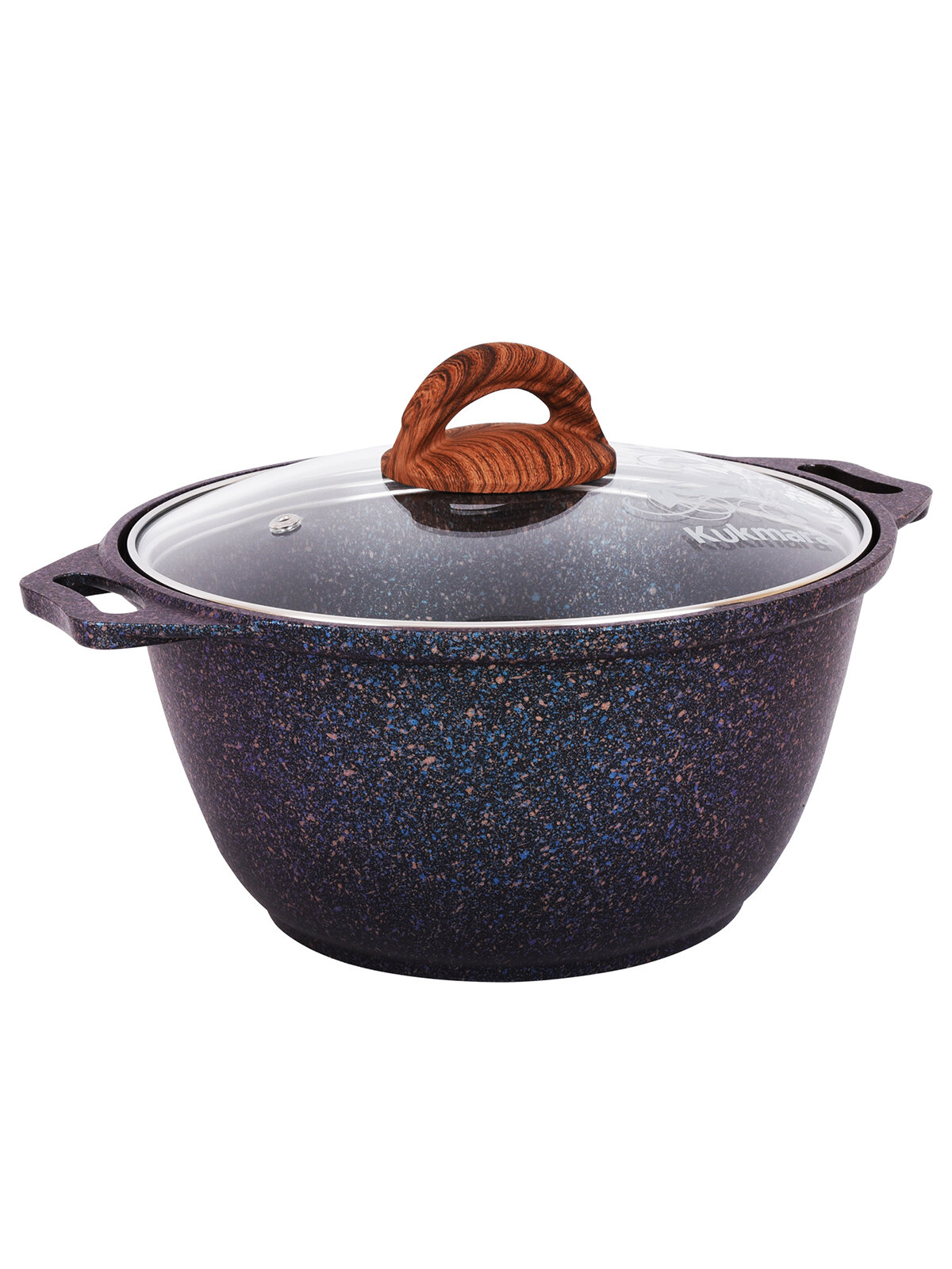 Кастрюля с крышкой Kukmara Granit ultra антипригарная, 3 л