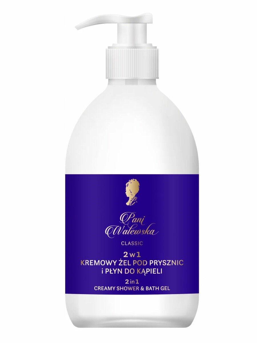 Крем гель-для душа и пена для ванны Pani Walewska Classic 500 мл
