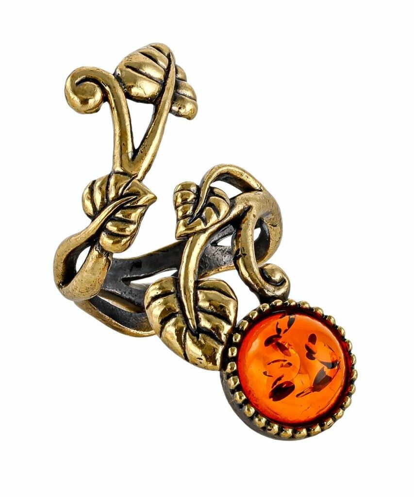 Кольцо, янтарь