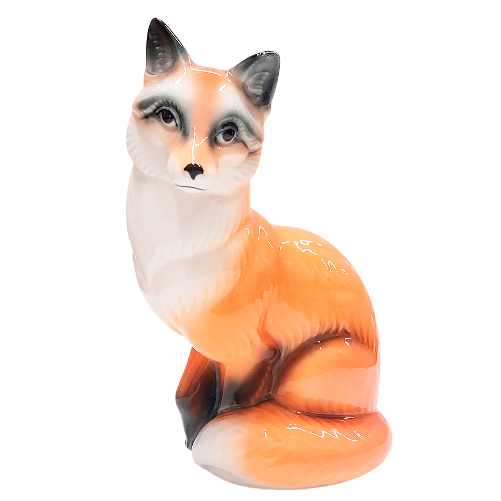 Фарфоровая фигурка "Лиса рыжая"