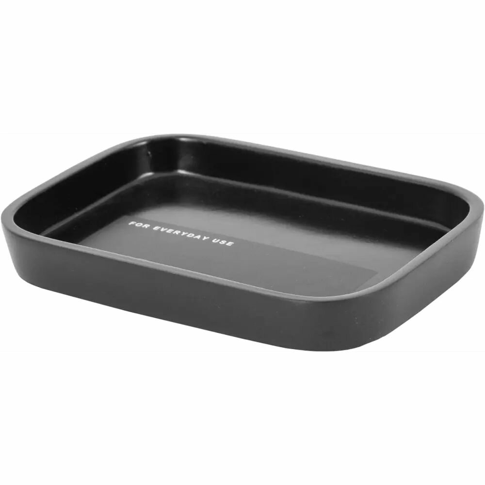 Мыльница полирезин цвет черный