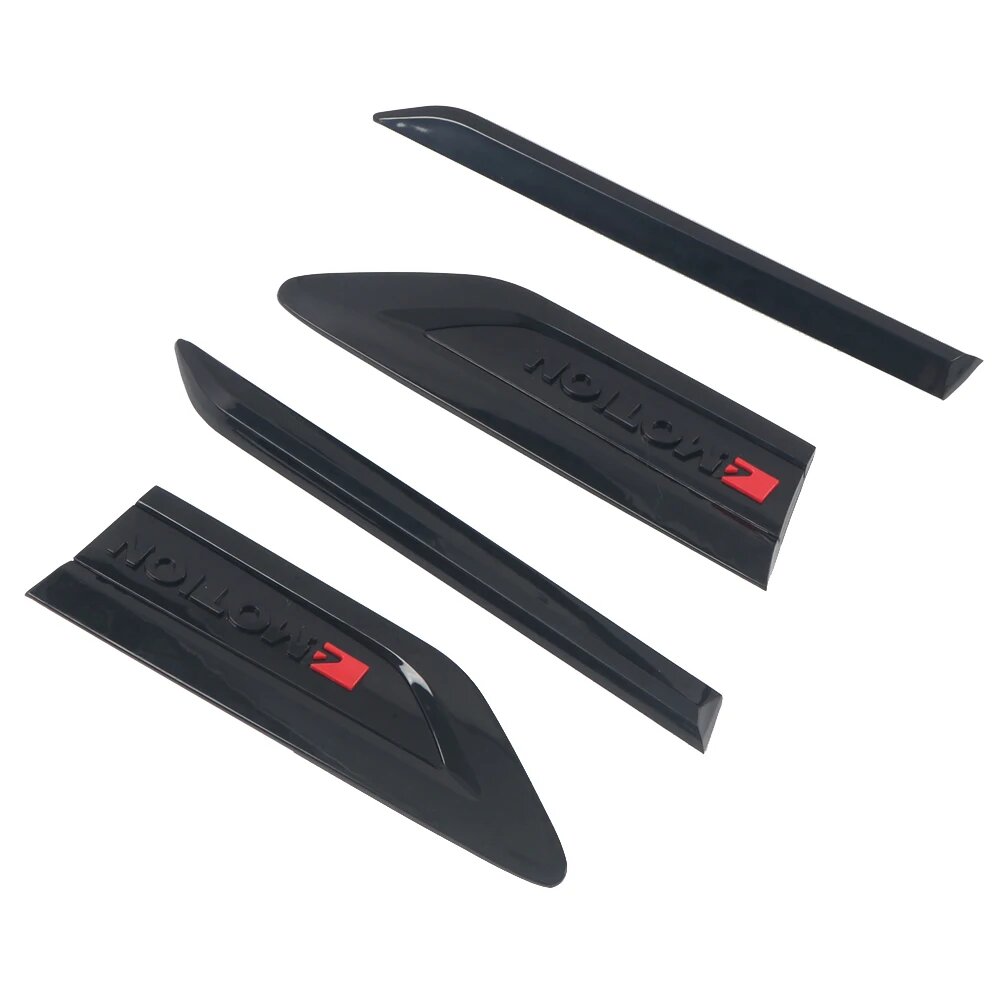 Для Фольксваген тигуан 2017 2018 2019 2020 2021 черная лицевая сторона крыло деколь Украшение Наклейка накладка отделка Стайлинг автомобиля